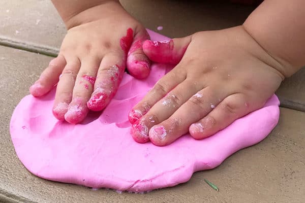 Best 2-Ingredient Playdough Recipe - Yummy Toddler Food