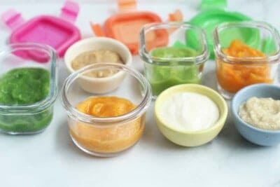 5-Minute Peach Puree Baby Food