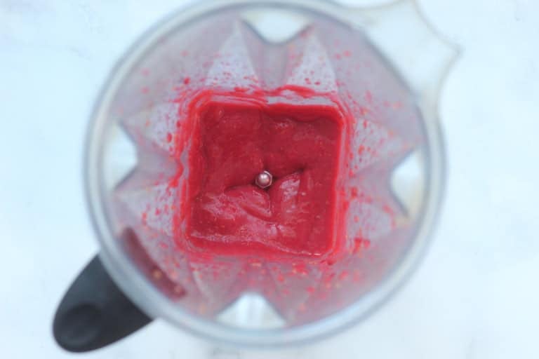 Fresh Raspberry Puree (5 Minutes to Make and Easy to Freeze)
