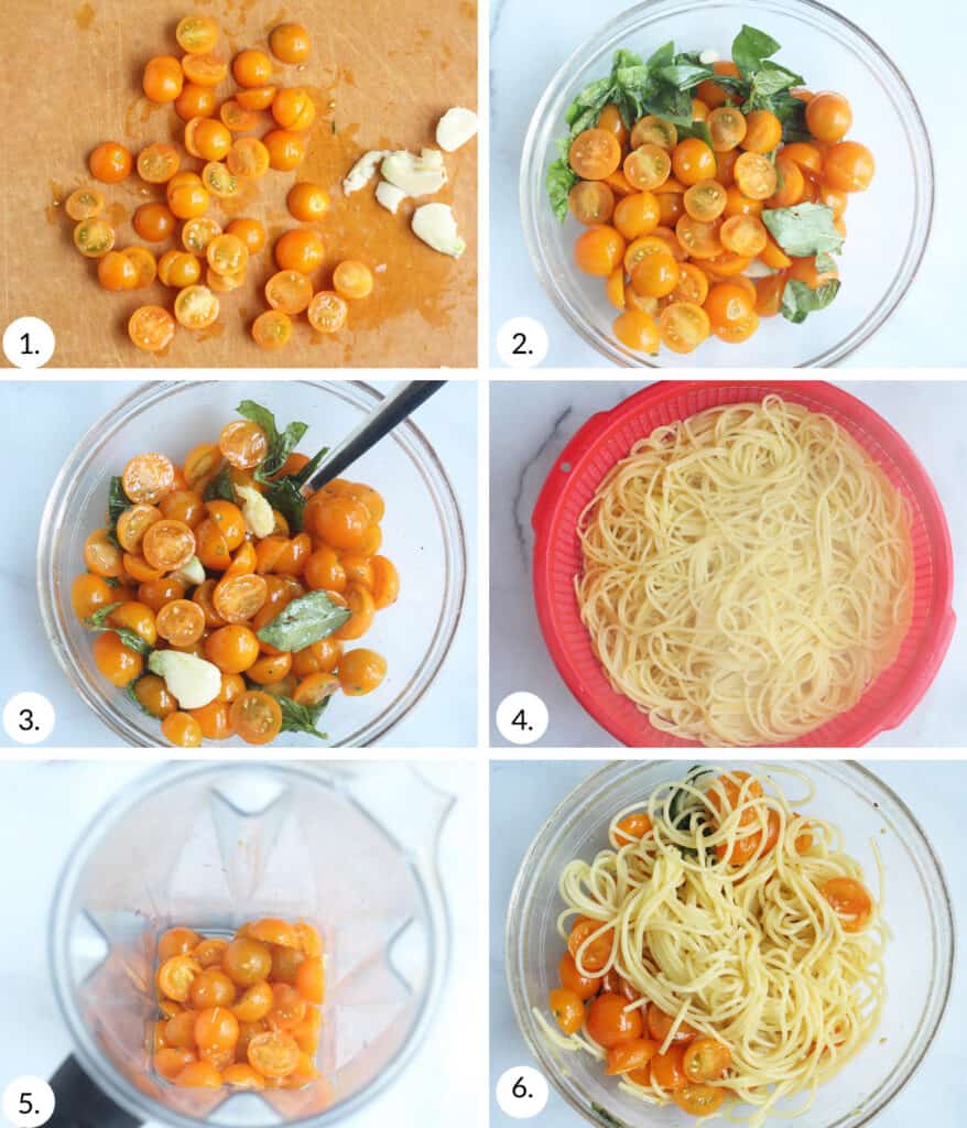 Easy Cherry Tomato Pasta (to Share with the Kids)