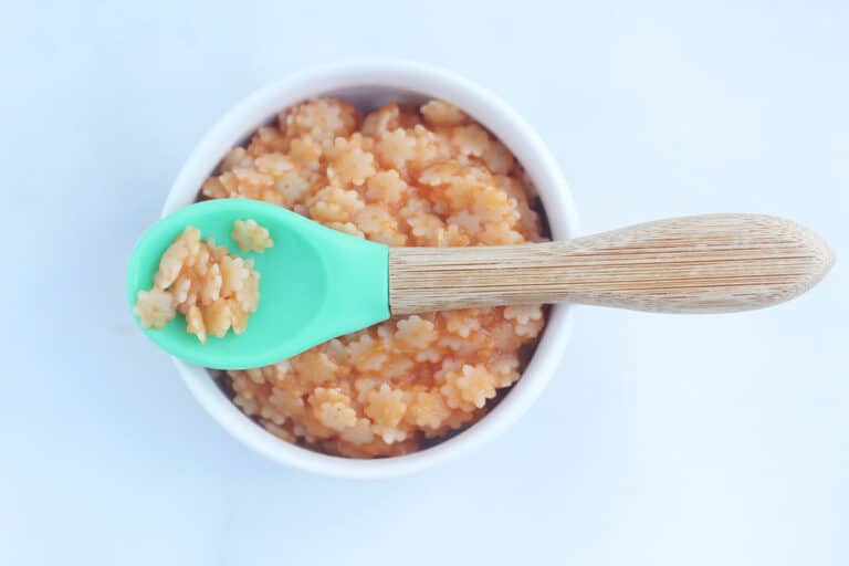 Extra-Veggie Baby Pasta (With Iron)