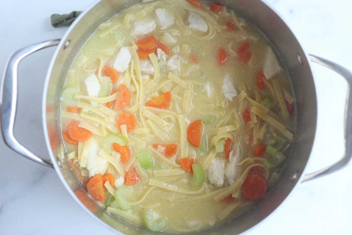 So Easy Chicken Noodle Soup for Kids