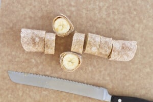 Banana Sushi (3 Ingredient Kids Lunch)