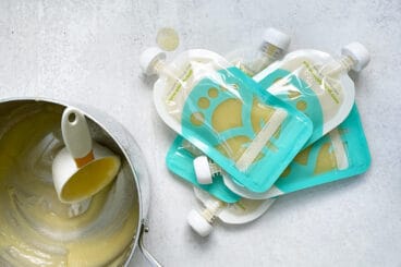 Homemade Applesauce Pouches - Yummy Toddler Food