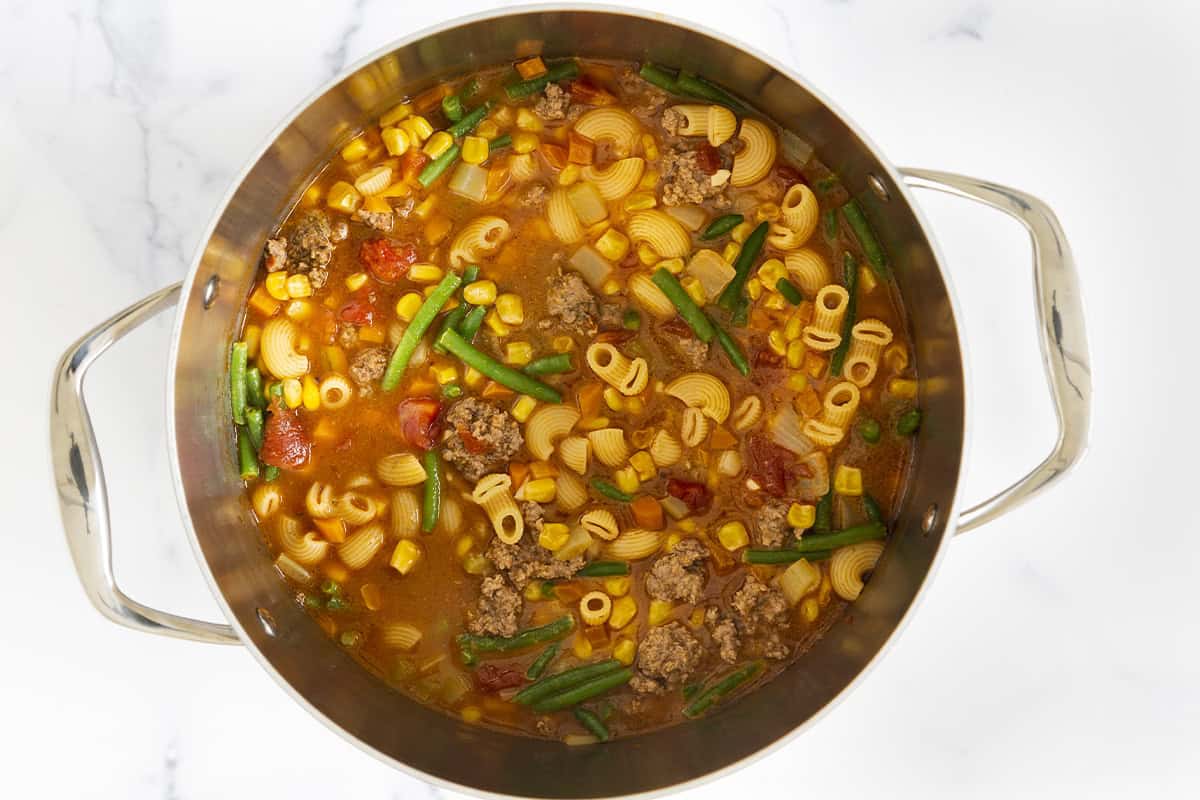 Easy Macaroni Soup Yummy Toddler Food