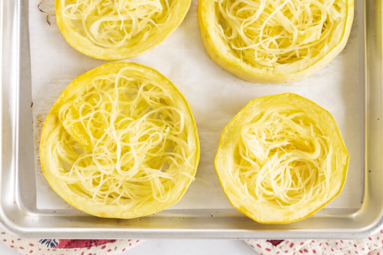 How to Cut Spaghetti Squash - Yummy Toddler Food