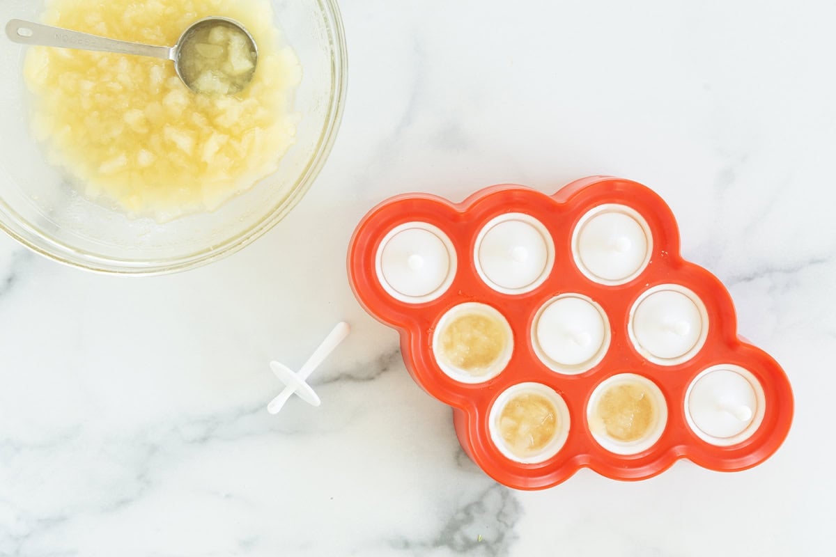 Easy Pear Popsicles - Yummy Toddler Food
