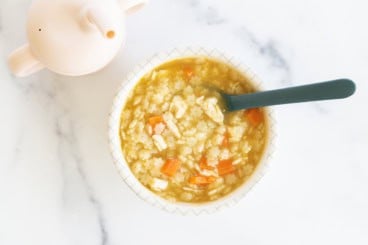 Chicken and Stars Soup - Yummy Toddler Food