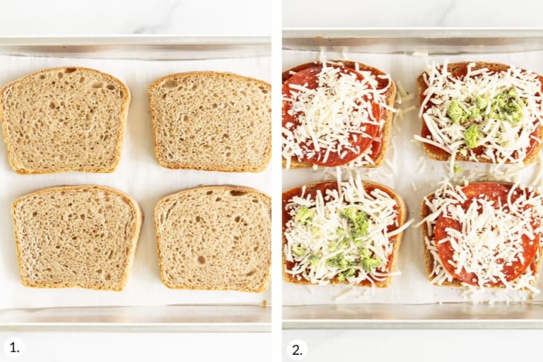 Quick Pizza Toast - Yummy Toddler Food