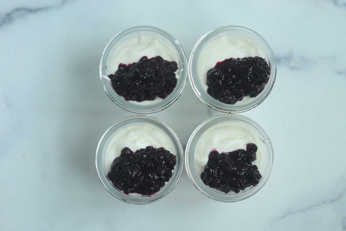 Easy Blueberry Yogurt (to Share with the Kids)
