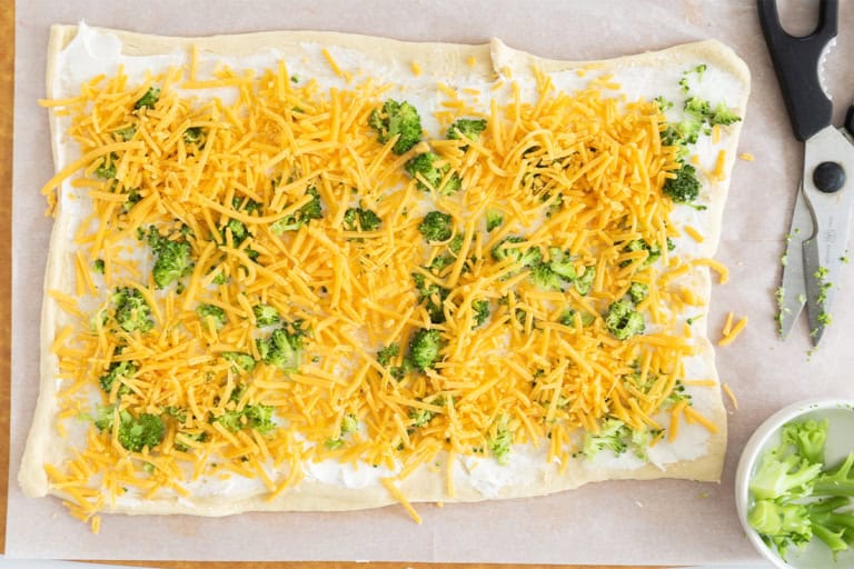 Broccoli Cheese Pinwheels - Yummy Toddler Food