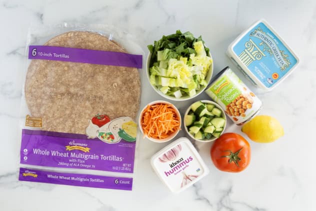 Easy Salad Wrap - Yummy Toddler Food