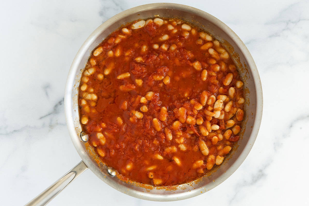 Quick Pizza Beans - Yummy Toddler Food