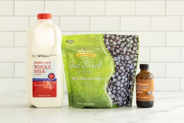 Favorite Blueberry Milk - Yummy Toddler Food